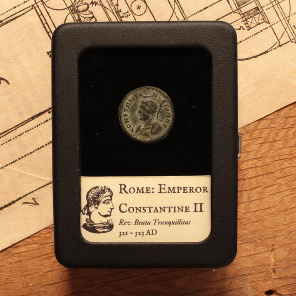 Rome, Emperor Constantine II (as Caesar), Bronze AE2, Altar Reverse ...