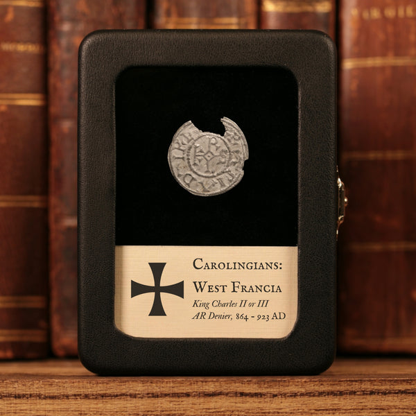 West Francia, King Charles II or III, AR Denier - 864 to 923 CE - Fran ...
