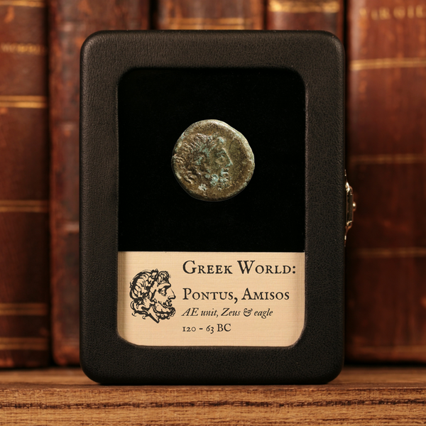 Pontus, City of Amisos, Bronze Unit, Zeus & Eagle - 120 to 63 BCE - Gr ...