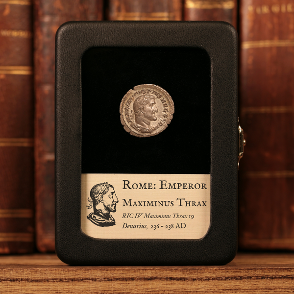 Rome, Emperor Maximinus Thrax, AR Denarius, Pax (Goddess of Peace) - 2 ...
