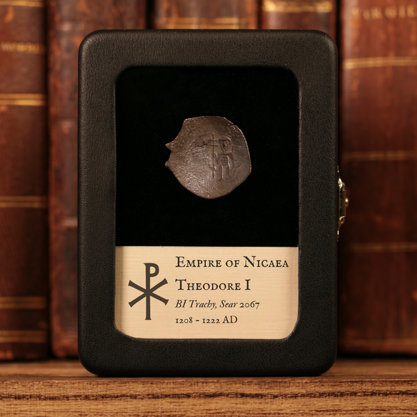 Empire of Nicaea, Emperor Theodore I, BI Trachy - 1208 to 1222 CE - Th ...