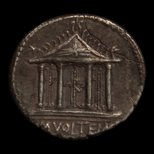 Rome, Silver Denarius, Jupiter / Capitoline Temple - 78 BCE - Roman Re ...