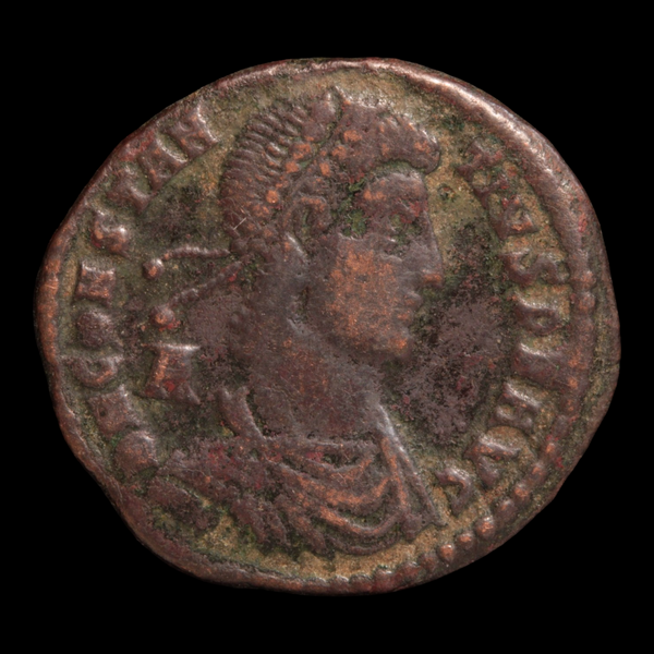 Rome, Emperor Constantius II, Large AE1, Soldier Spearing Horseman Rev ...