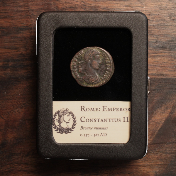 Rome, Emperor Constantius II, Large AE1, Soldier Spearing Horseman Rev ...