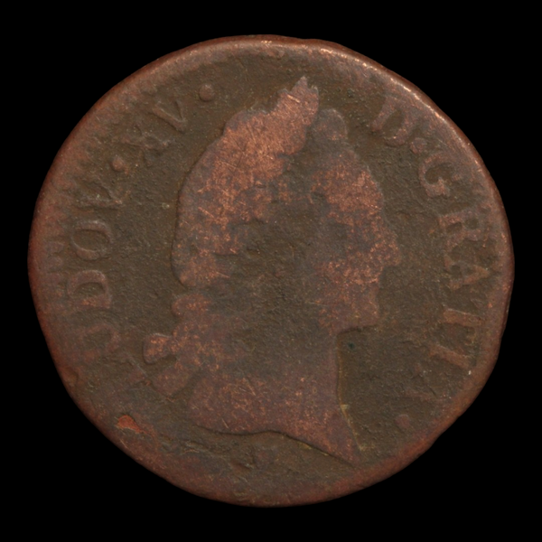 France, King Louis XV, ½ Sol - 1767 to 1773 - France - History Hoard