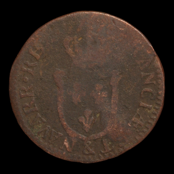 France, King Louis XV, ½ Sol - 1767 to 1773 - France - History Hoard