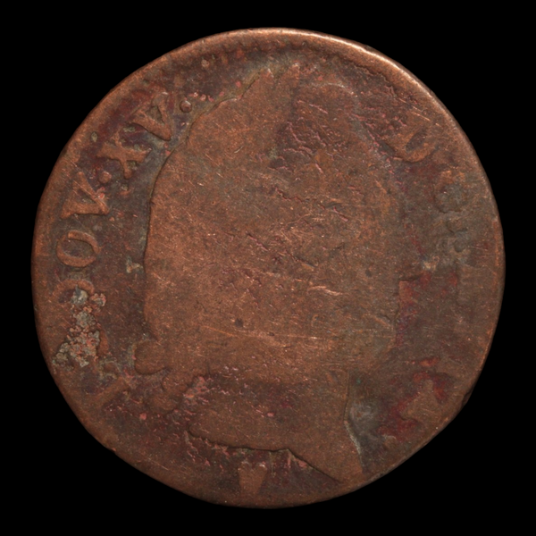 France, King Louis XV, 1 Sol - 1766 to 1773 - France - History Hoard