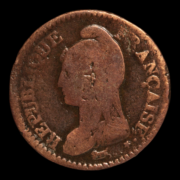 French First Republic, 1 Décime - 1795 to 1799 - France - History Hoard