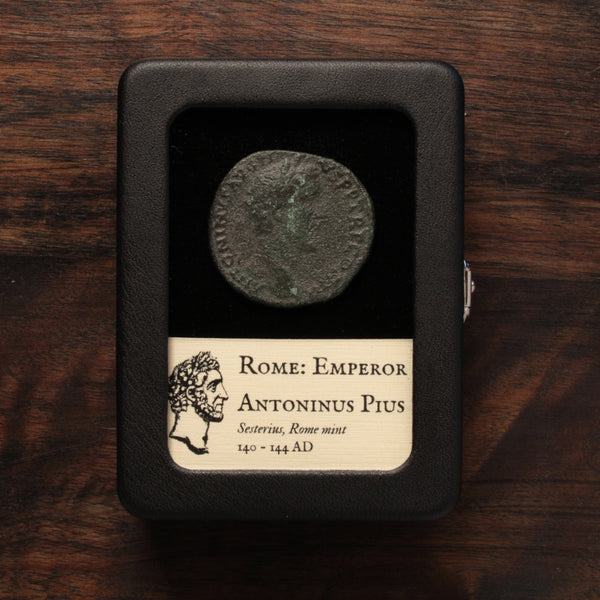 Rome, Emperor Antoninus Pius, Large Bronze (Sesterius) - 140 to 144 CE ...