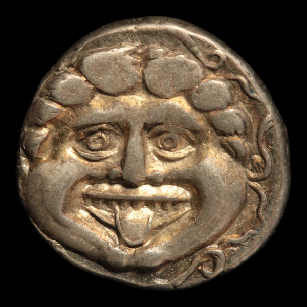Mysia, Parion, Silver Hemidrachm, Gorgon & Bull - c. 400 to 300 BCE ...