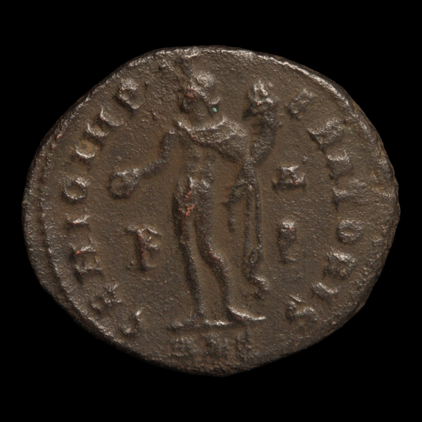Rome, Emperor Maximinus Daia, Bronze AE2, Genius Reverse - 308 to 310 ...