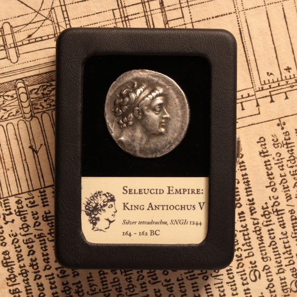 Seleucid Empire, King Antiochus V, Silver Tetradrachm - 164 to 162 BCE ...