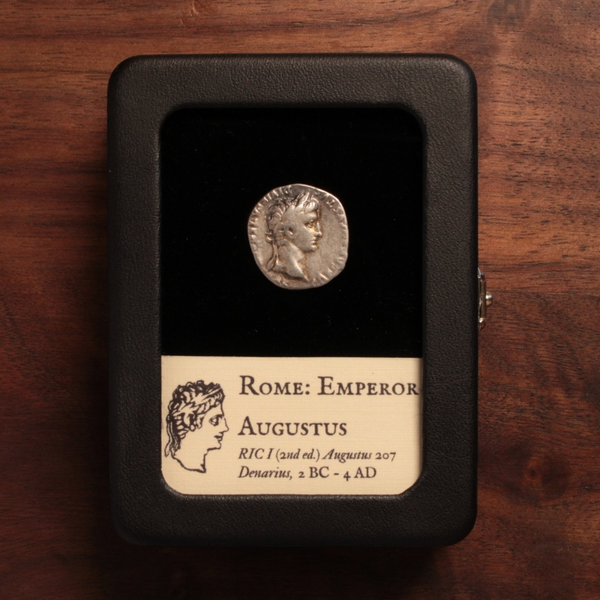 Rome, Augustus (First Roman Emperor), Denarius, Gaius & Lucius Caesar ...