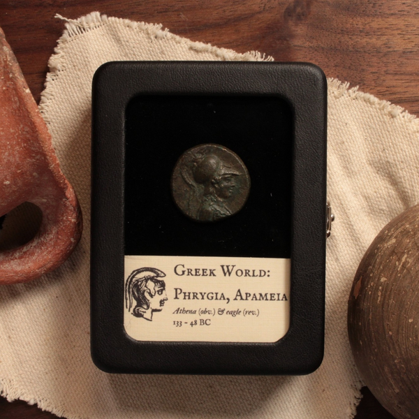 Phrygia, Apameia, Bronze Issue, Athena & Eagle - 133 to 48 BCE - Greek ...