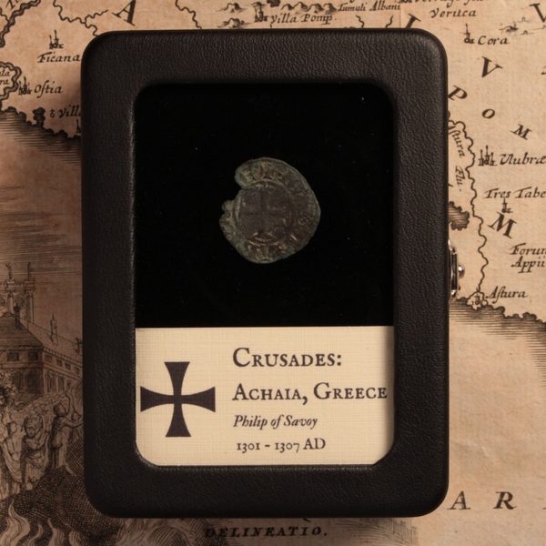 Crusader States, Principality of Achaea, Philip of Savoy, Denier - 130 ...