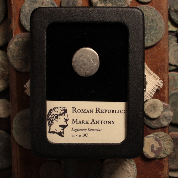 Rome, Mark Antony, Budget Grade Legionary Denarius - 32 to 31 BCE - Ro ...