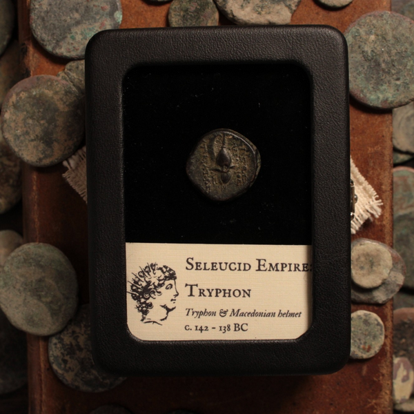 Seleucid Empire, King Tryphon, Bronze Coin - c. 142 to 138 BCE - Greek ...