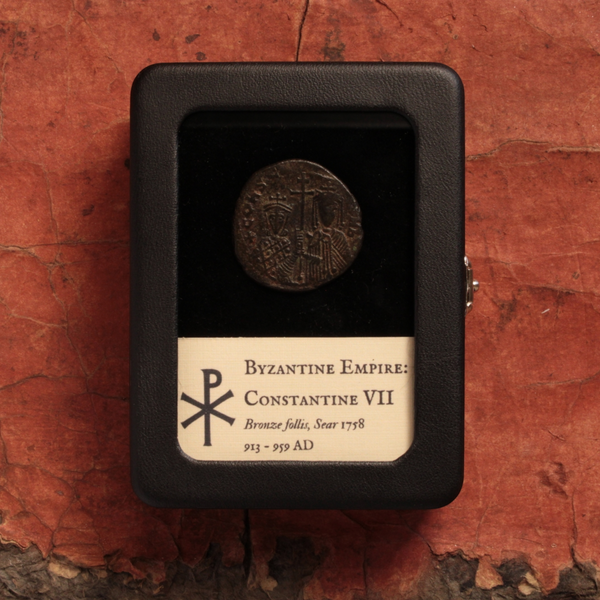 Byzantine Empire, Emperor Constantine VII, Bronze Follis - 913 to 959 ...