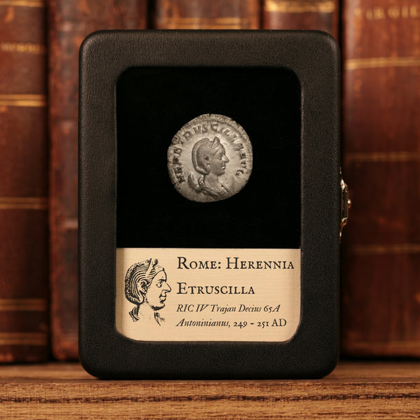 Rome, Empress Herennia Etruscilla, AR Antoninianus, Pudicitia (Goddess ...