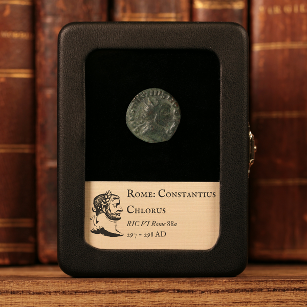 Rome, Constantius Chlorus (Father of Constantine), Bronze, Wreath Reve ...