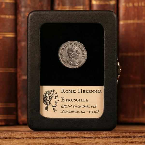 Rome, Empress Herennia Etruscilla, AR Antoninianus, Pudicitia (Goddess ...