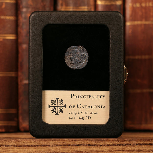Principality of Catalonia, Philip III, AE Ardite - 1622 to 1655 CE - S ...