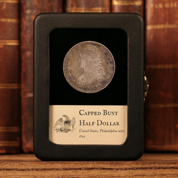 United States, Capped Bust Silver Half Dollar - 1825 - United States o ...