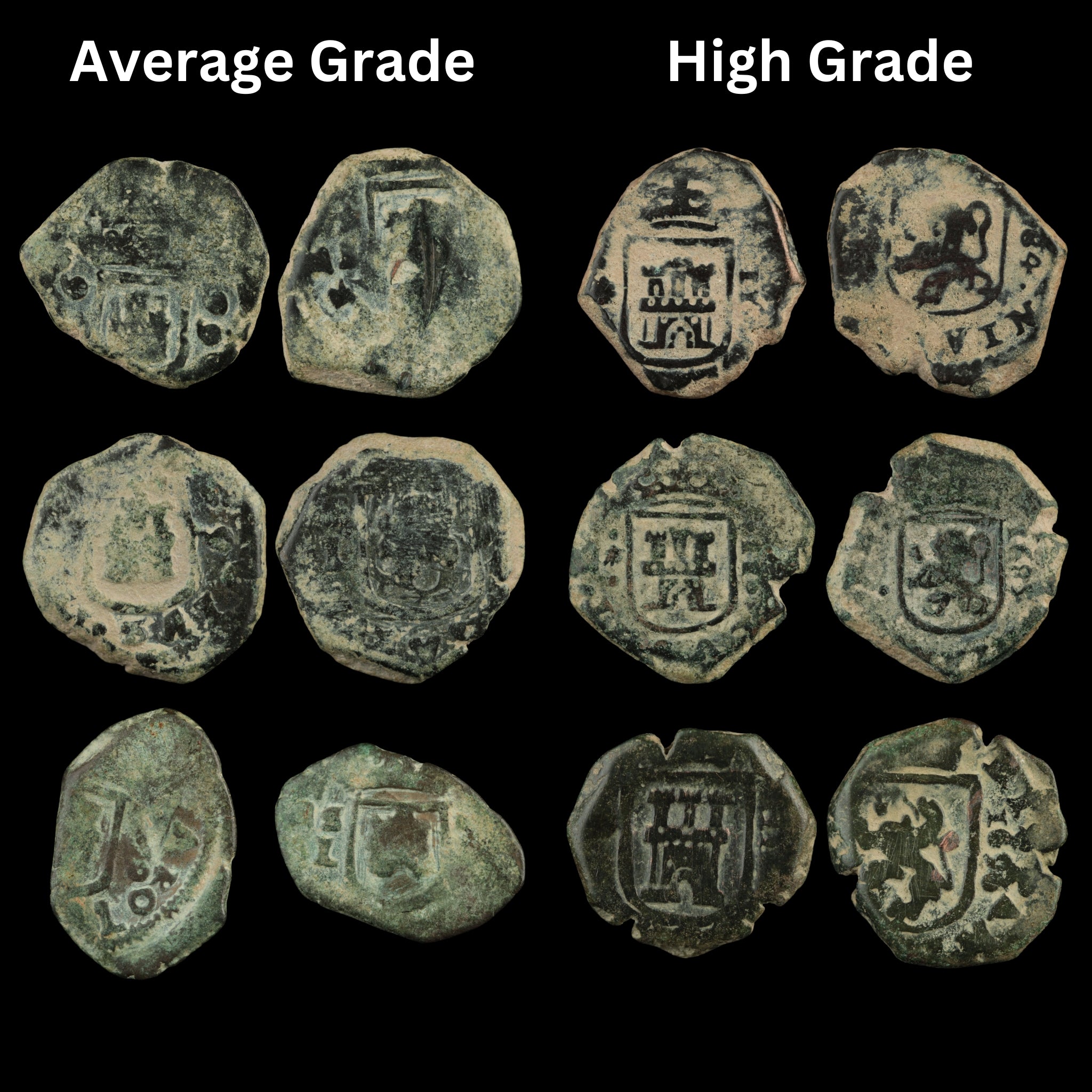 King Charles II "The Bewitched" Copper Cob - c. 1665 to 1700 - Spanish ...