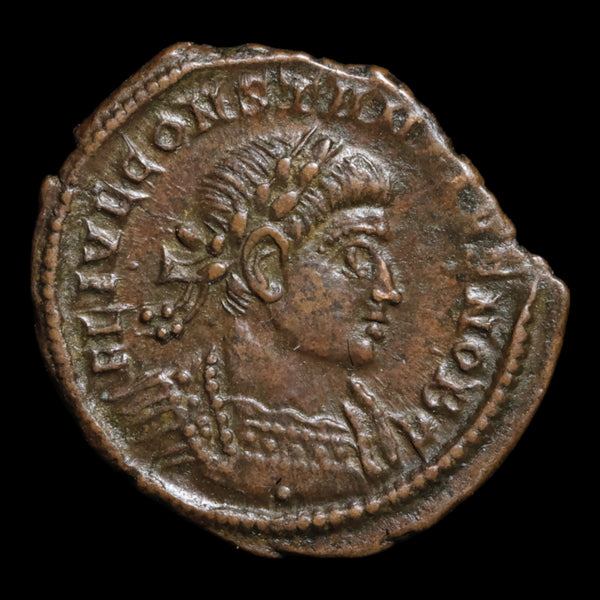 Rome, Emperor Constantius II, AE3, Two Soldiers - 332 to 333 CE - Roma ...