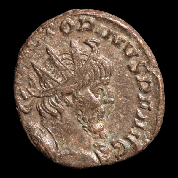 Rome, Emperor Victorinus, Antoninianus, Salus (Goddess of Safety) Reve ...