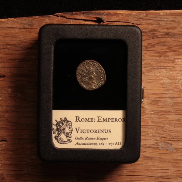 Rome, Emperor Victorinus, Antoninianus, Salus (Goddess of Safety) Reve ...