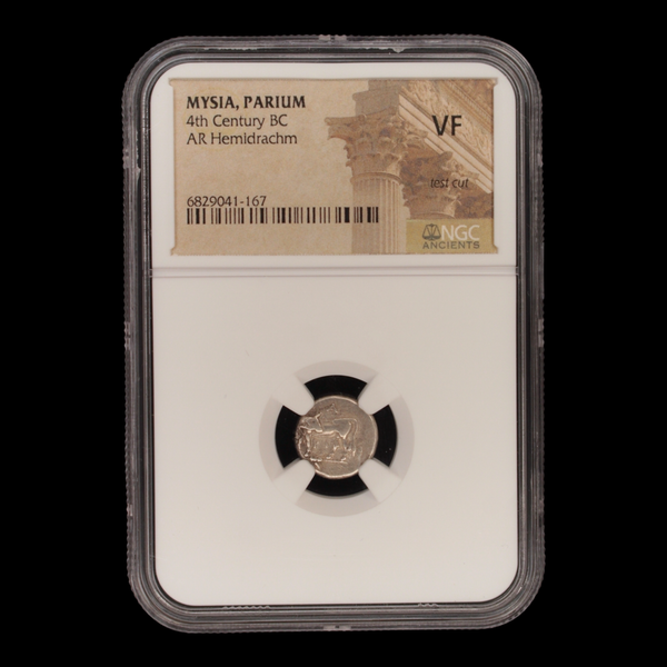 Greek World, Mysia, City of Parium, Silver Hemidrachm (Very Fine) - c ...