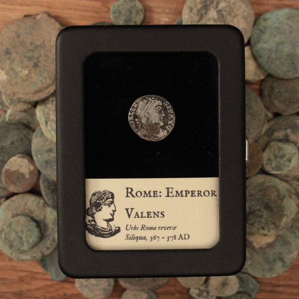 Rome, Emperor Valens, Silver Siliqua, Roma Reverse - 367 to 378 CE - R ...