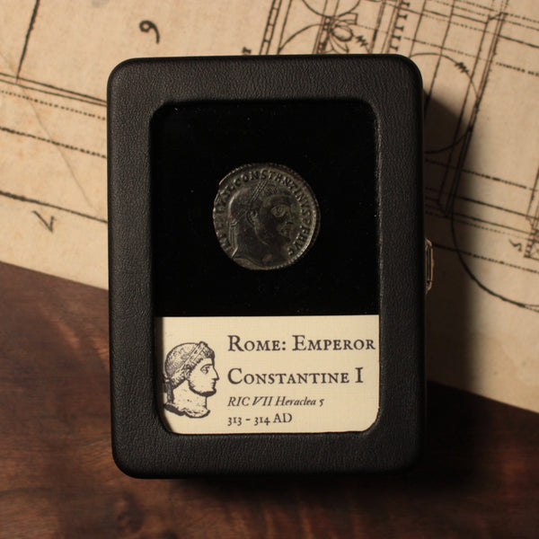 Rome, Emperor Constantine the Great, Jupiter Reverse - 313 to 314 CE ...