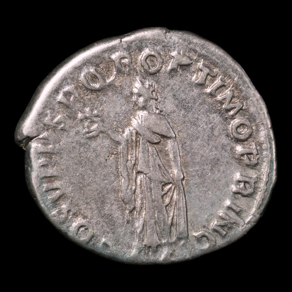 Rome, Emperor Trajan, Denarius, Spes (Goddess of Hope) - 103 to 111 CE ...