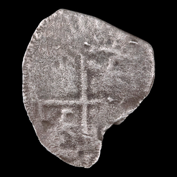 Spanish 1 Real, Silver Cob Coin - c. 1600s to 1700s - Spanish Empire ...