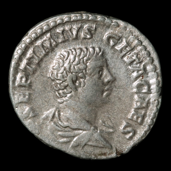 Rome, Emperor Geta, Denarius, Providentia (Deity of Prediction) - 203 ...