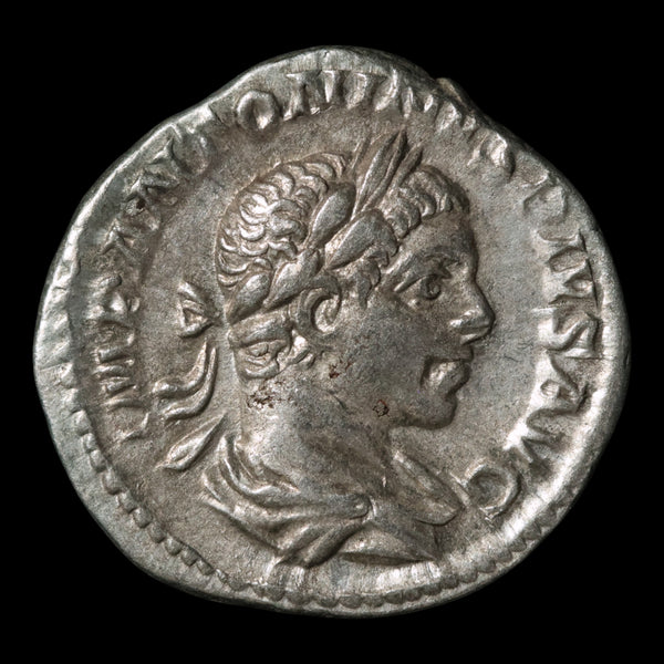 Rome, Emperor Elagabalus, Denarius, Sol (Sun God) - 220 CE - Roman Emp ...