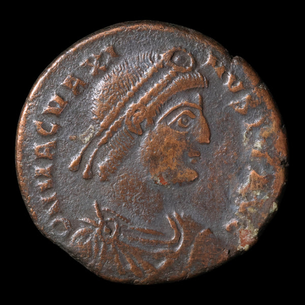 Rome, Emperor Magnus Maximus, Bronze, Emperor & Victory Reverse - 383 ...