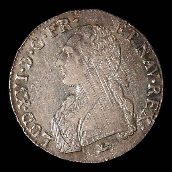 French Revolution, King Louis XVI, Silver Ecu - 1785 CE - France ...