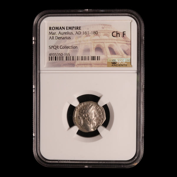 Rome, Emperor Marcus Aurelius, AR Denarius, Pax (Goddess of Peace) - 1 ...