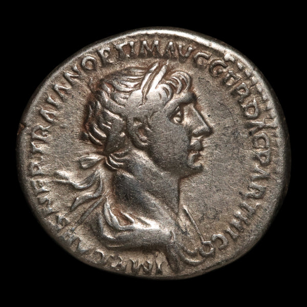 Rome, Emperor Trajan, AR Denarius, Mars (God of War) - 114 to 117 CE ...