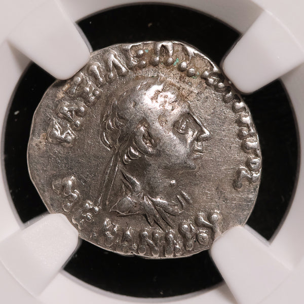 Greco-Bactria, King Menander, AR Drachm (VF) - c. 165 to 130 BCE - NGC ...