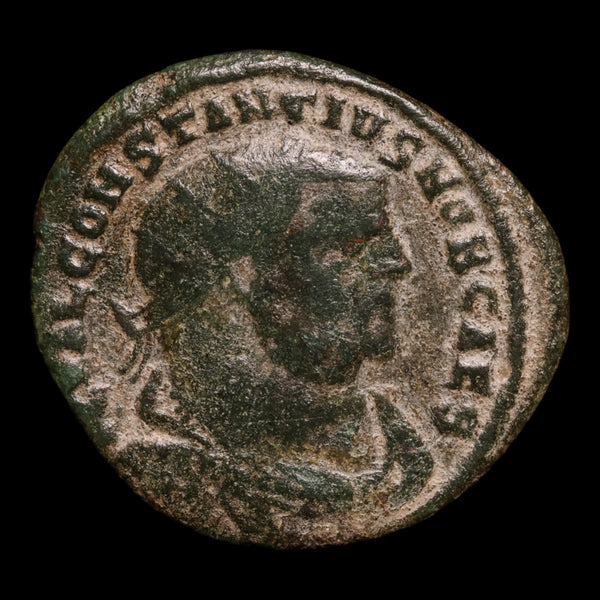 Rome, Emperor Constantius Chlorus, AE Unit, Emperor & Jupiter Reverse ...