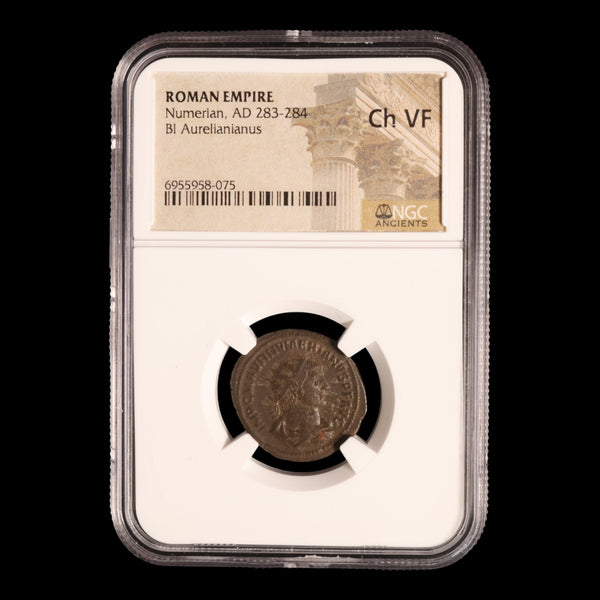 Rome, Emperor Numerian, BI Aurelianianus, Emperor & Jupiter Reverse ...