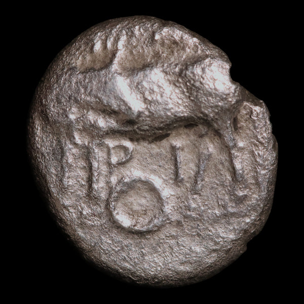 Mysia, City of Parion, AR Hemidrachm, Gorgon & Bull - c. 400 to 300 BC ...