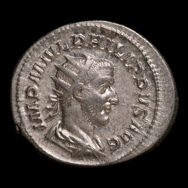 Rome, Emperor Philip the Arab, AR Antoninianus, Virtus (Deity of Brave ...
