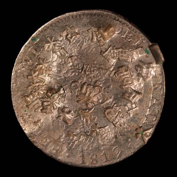 Spanish "Piece of Eight" With Chinese Chopmarks - 1808 to 1825 - Circu ...