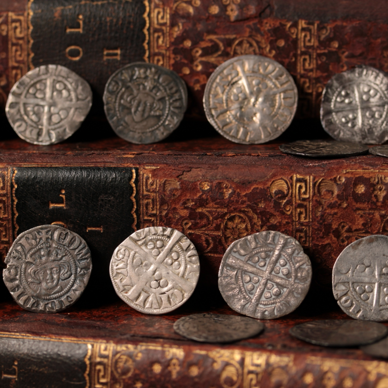 English Silver Penny, Edward I - 1272 to 1307 CE - England - History Hoard