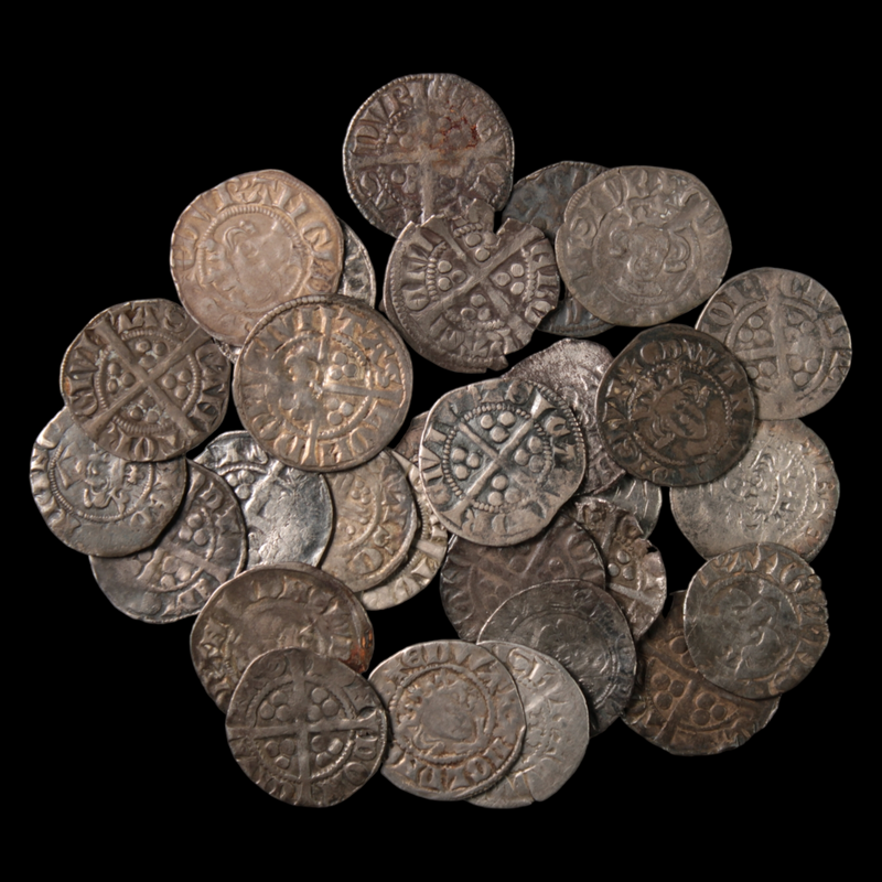 English Silver Penny, Edward I - 1272 to 1307 CE - England - History Hoard